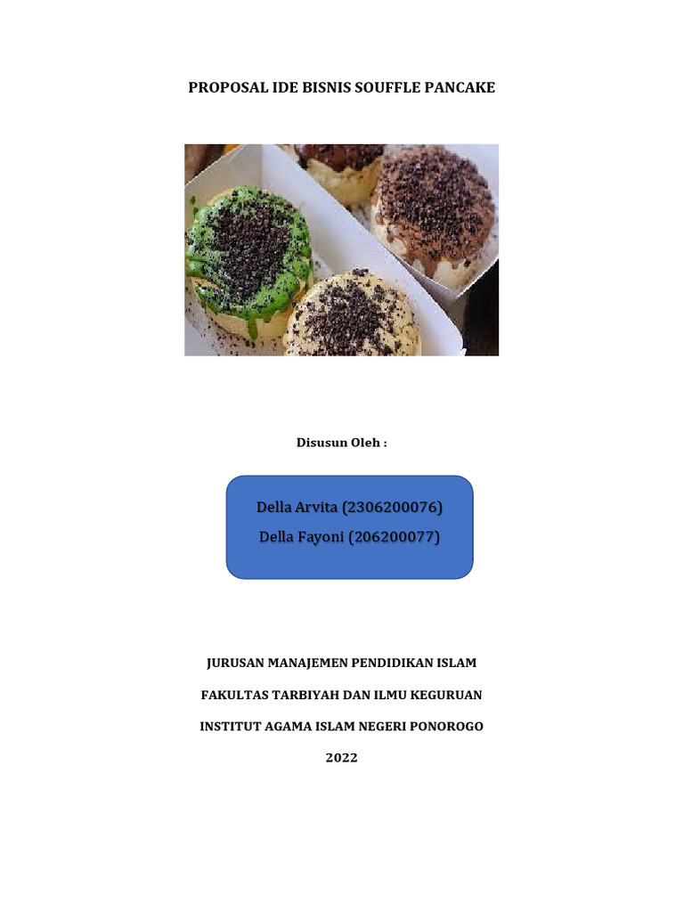Proposal Ide Bisnis (Della Arvita & Della Fayoni) | PDF
