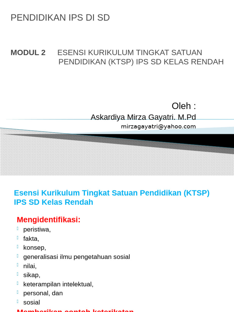 MODUL 2 - PENDIDIKAN IPS DI SD (MZ 2020) - 1 | PDF | Sains & Matematika