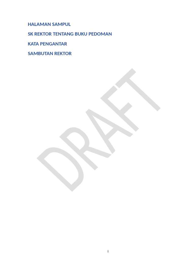 DRAFT PEDOMAN KKN 2024 (5 Agustus 2024) | PDF