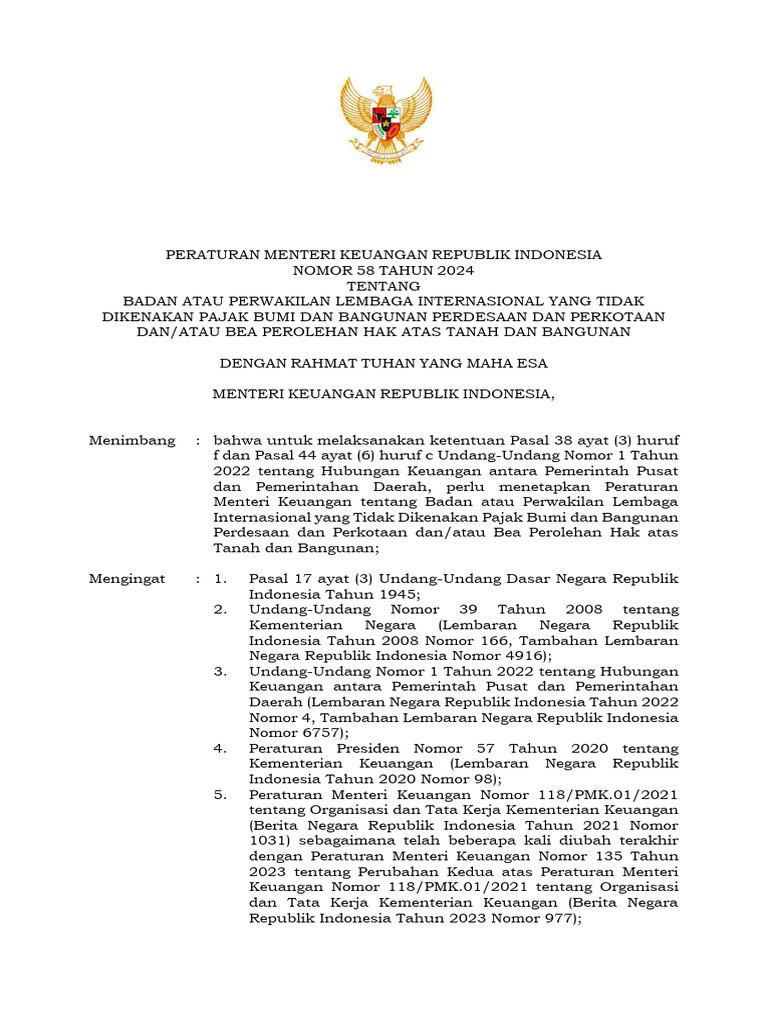 2024 Pmkeuangan 058 | PDF