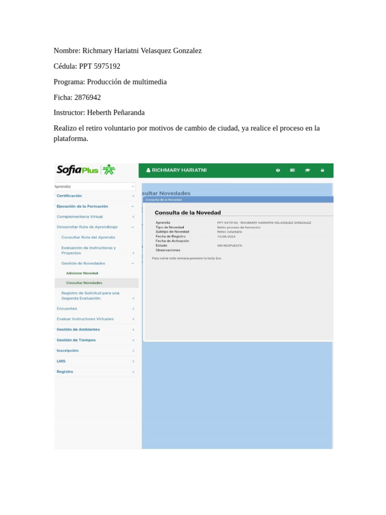 Retiro Voluntario | PDF