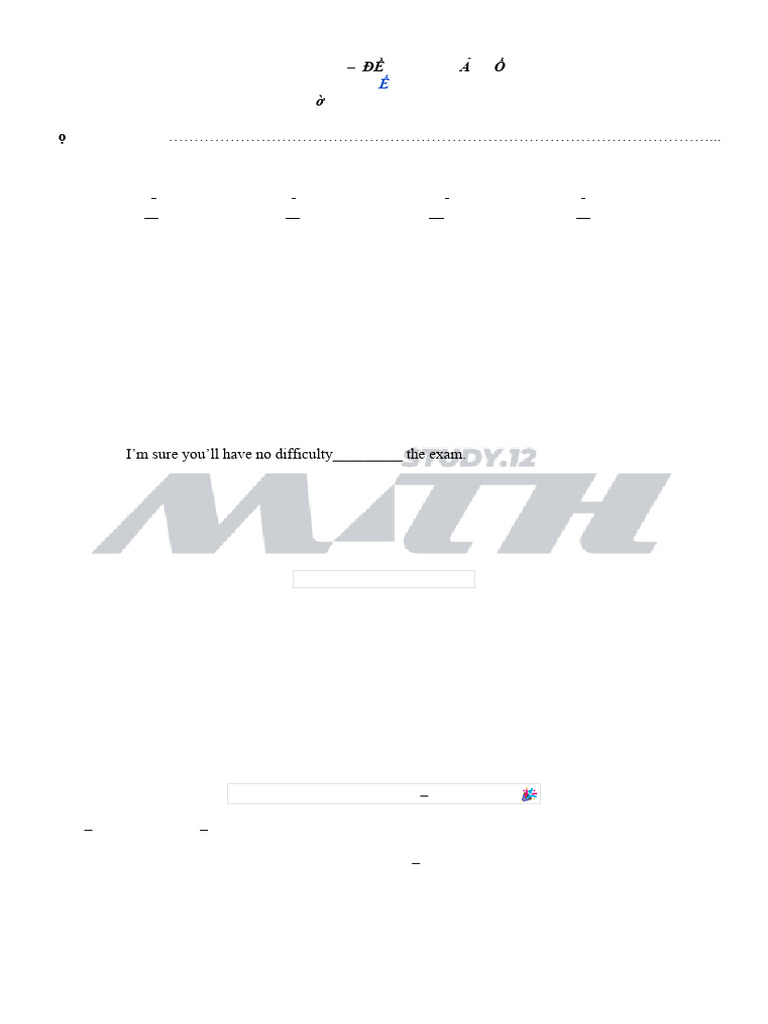 Sample Test 2 (2025 Format) | PDF