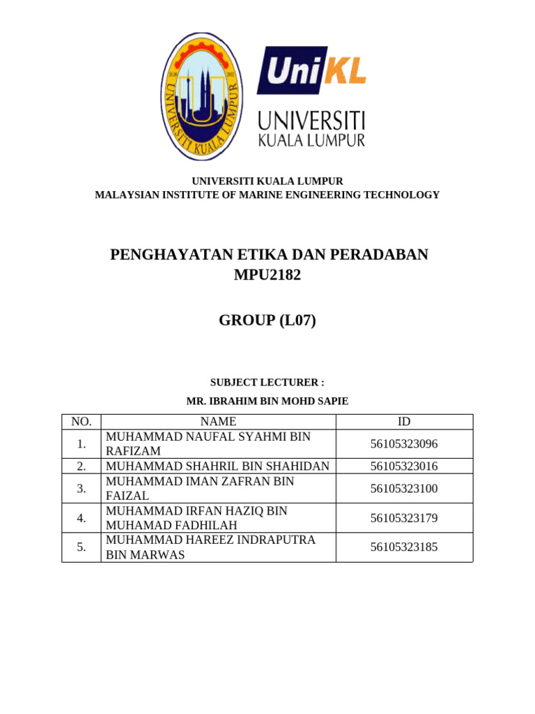 ASSIGNMENT ETIKA DAN PERADABAN | PDF