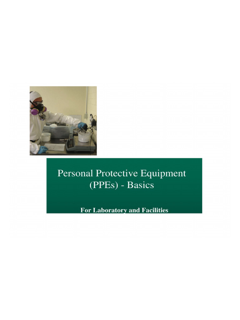 Ppe | PDF