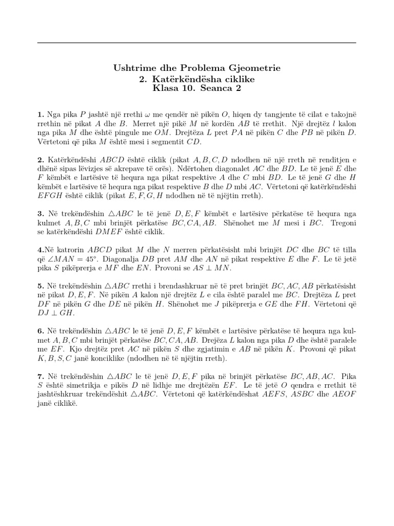 Katerkendesha Ciklike KL 10 | PDF