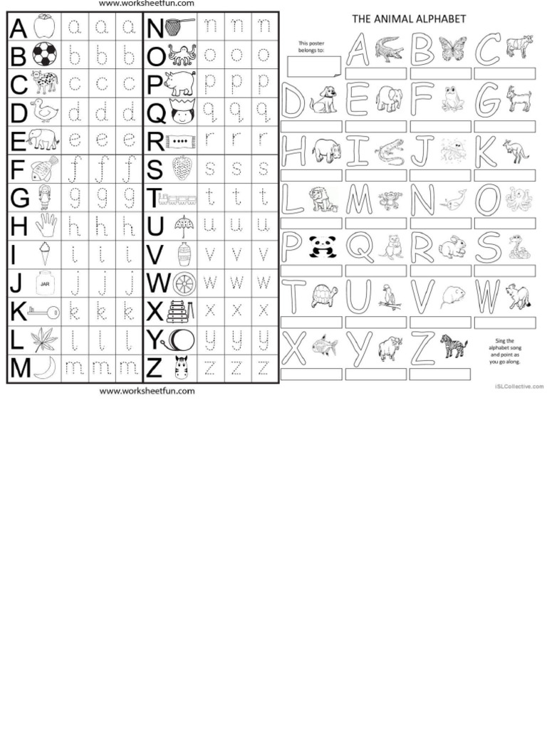 ABC Work Sheets | PDF