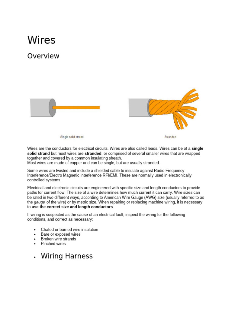 Wires and Connector | PDF
