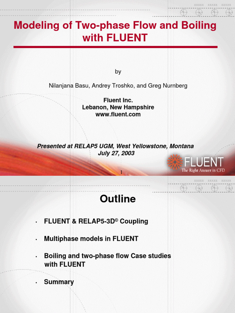 Modeling of Two Phase Flow and Boiling W | PDF