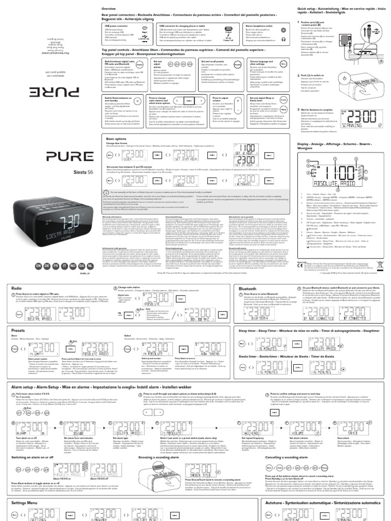 PURE Siesta S6 | PDF