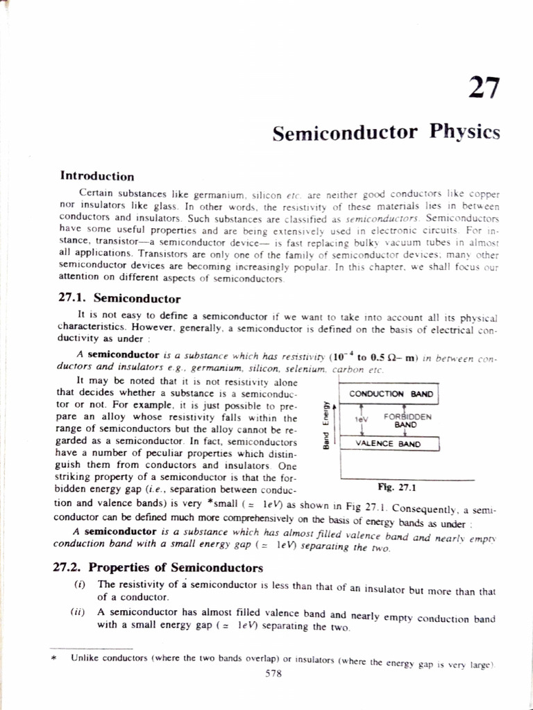 Semiconductor Basics | PDF