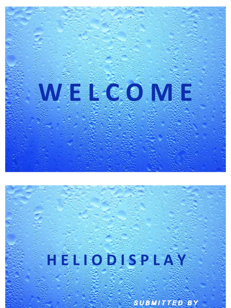 Heliodisplay | PDF