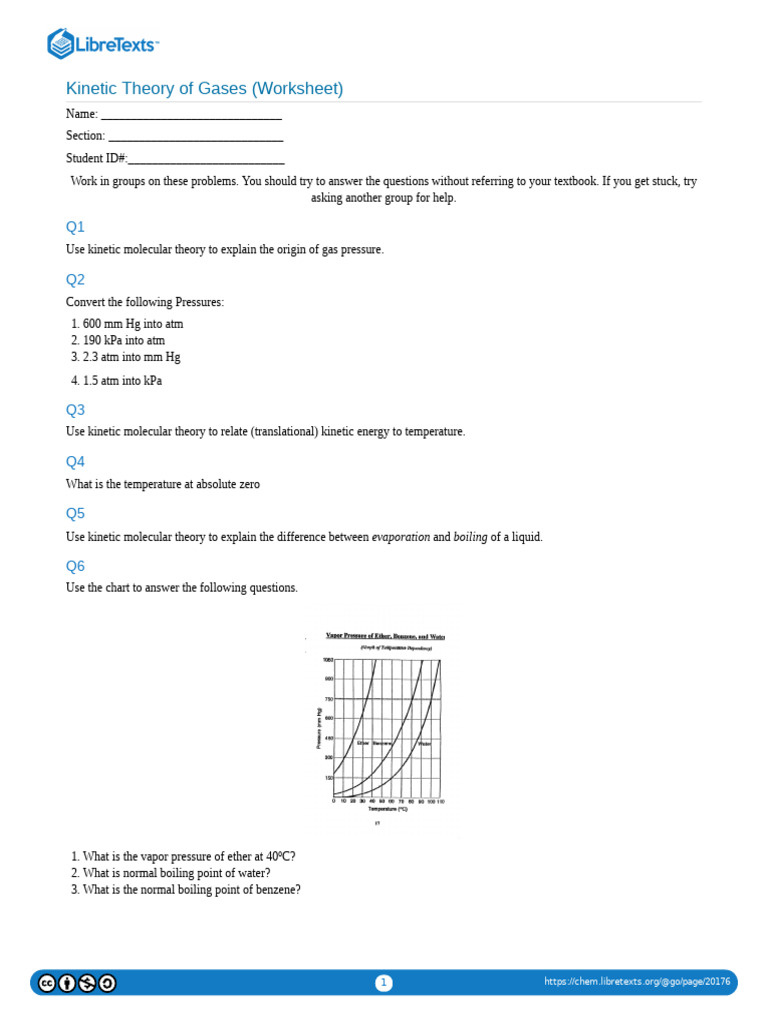 Kinetic_Theory_of_Gases_(Worksheet) | PDF