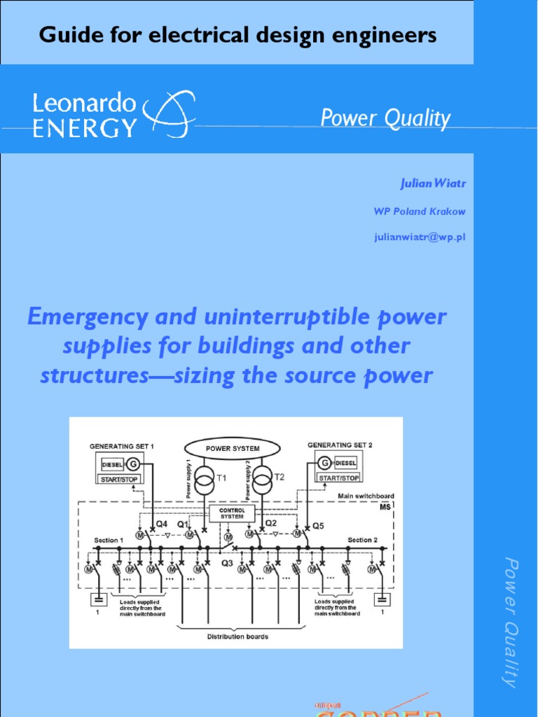 Power Quality: Emergency and Uninterruptible Power Supplies For ...