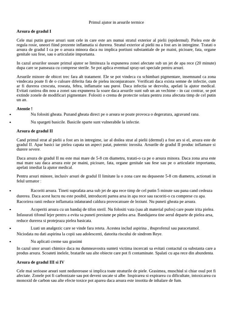 Arsuri Termice Insolație | PDF