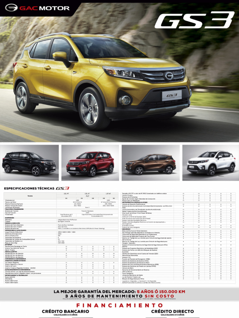 ficha_tecnica_GS3 | PDF