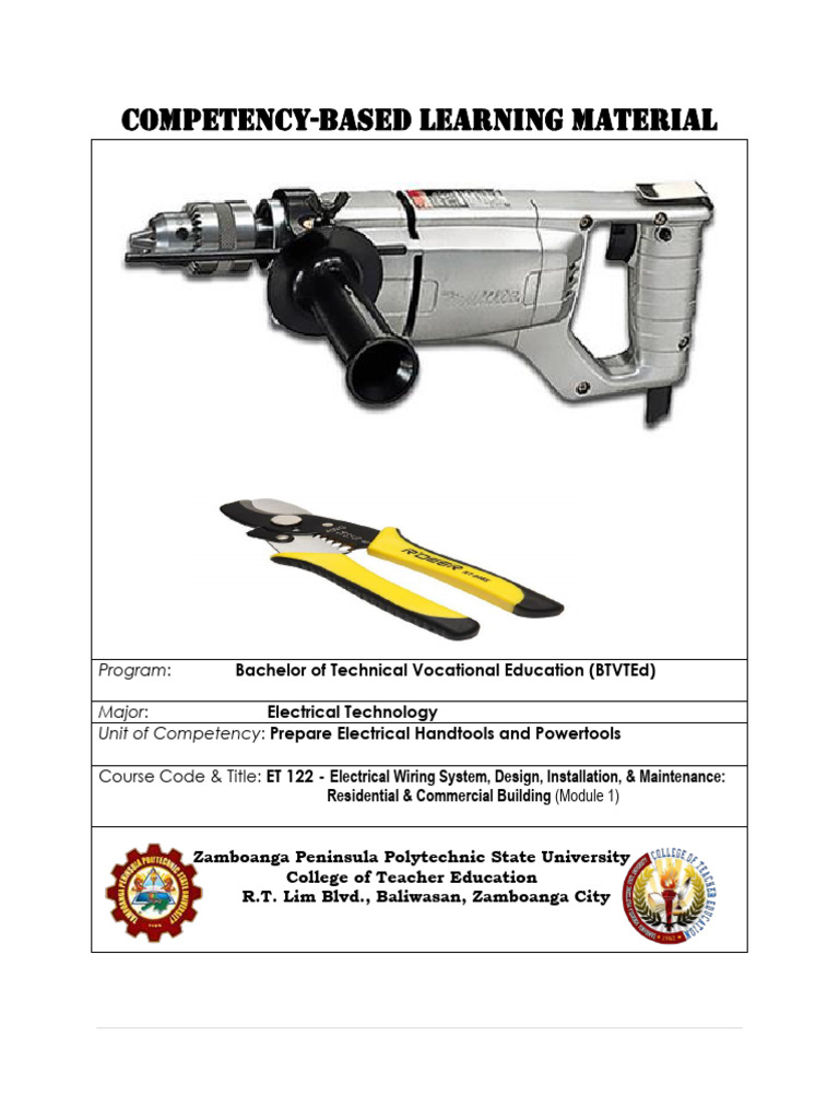 Module-1-Prepare-handtool-and-Powertools-converted | PDF