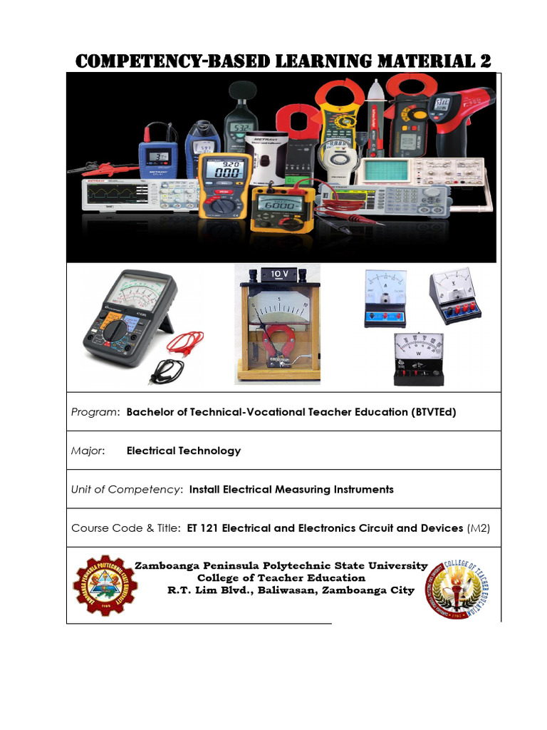 Module 2 Install Electrical Measuring Instruments | PDF