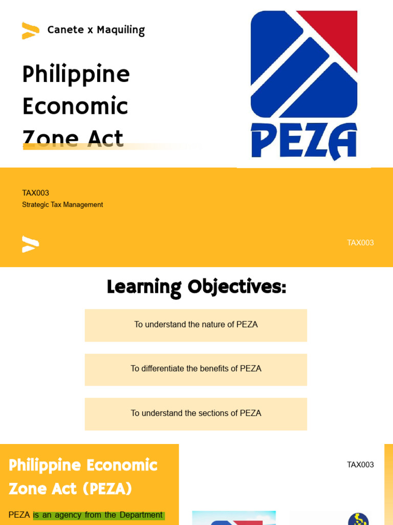 PEZA | PDF