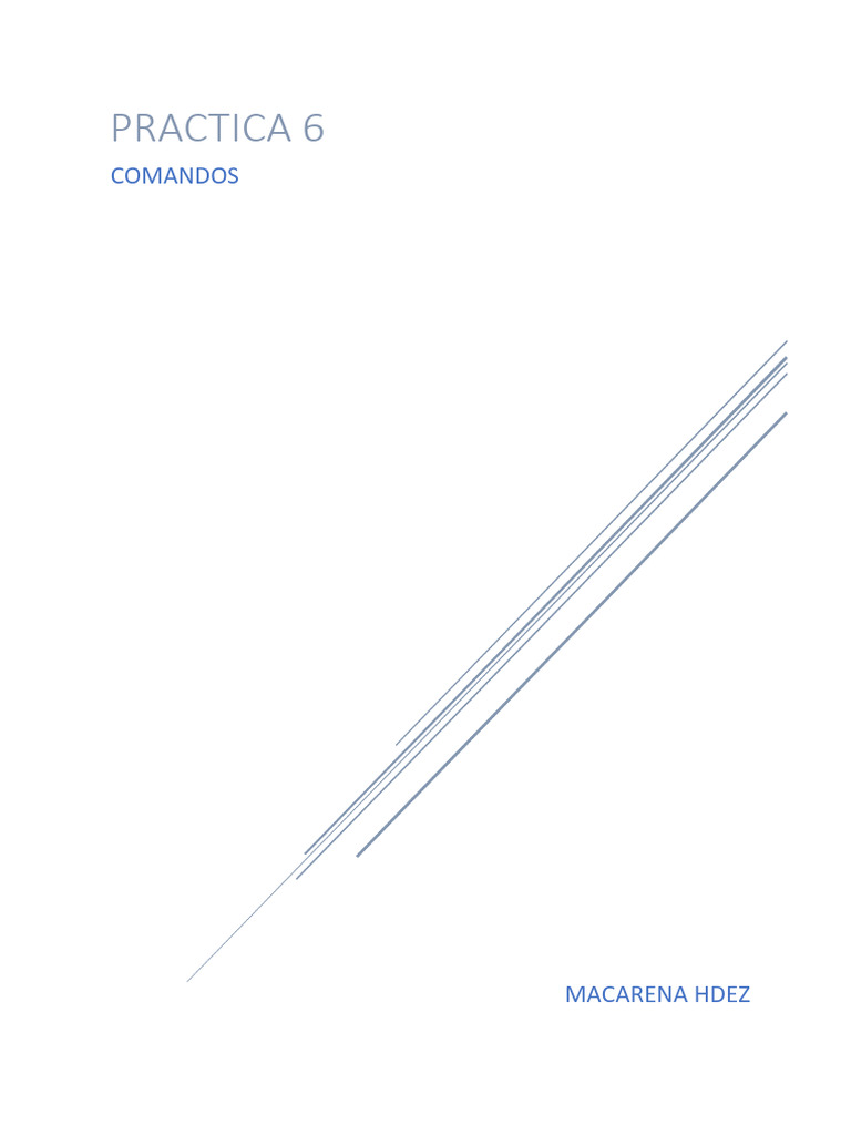 06 Practicaordenes Basicas LINUX | PDF