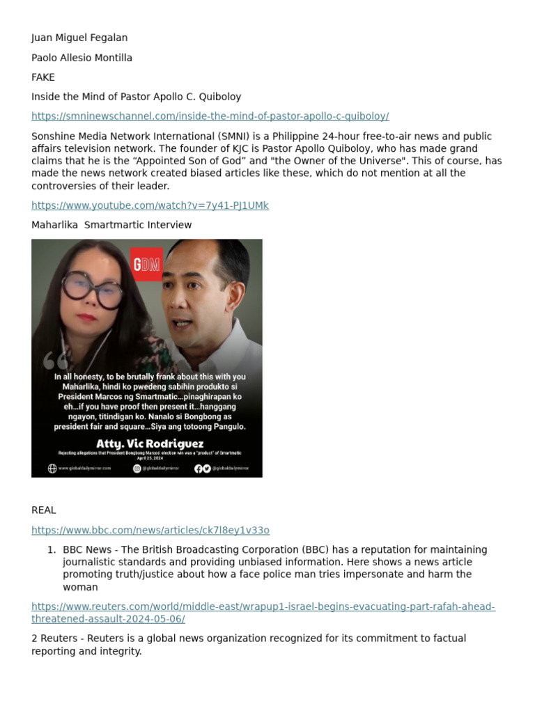 Media Bias vs. Unbiased Reporting | PDF