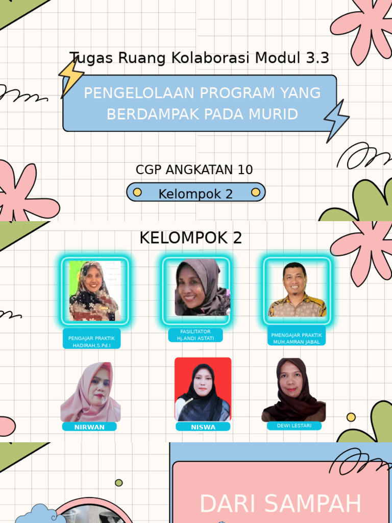 Tugas Ruang Kolaborasi KLP 2 Modul 3.3 | PDF