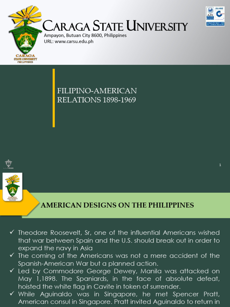 Filipino American Relations | PDF