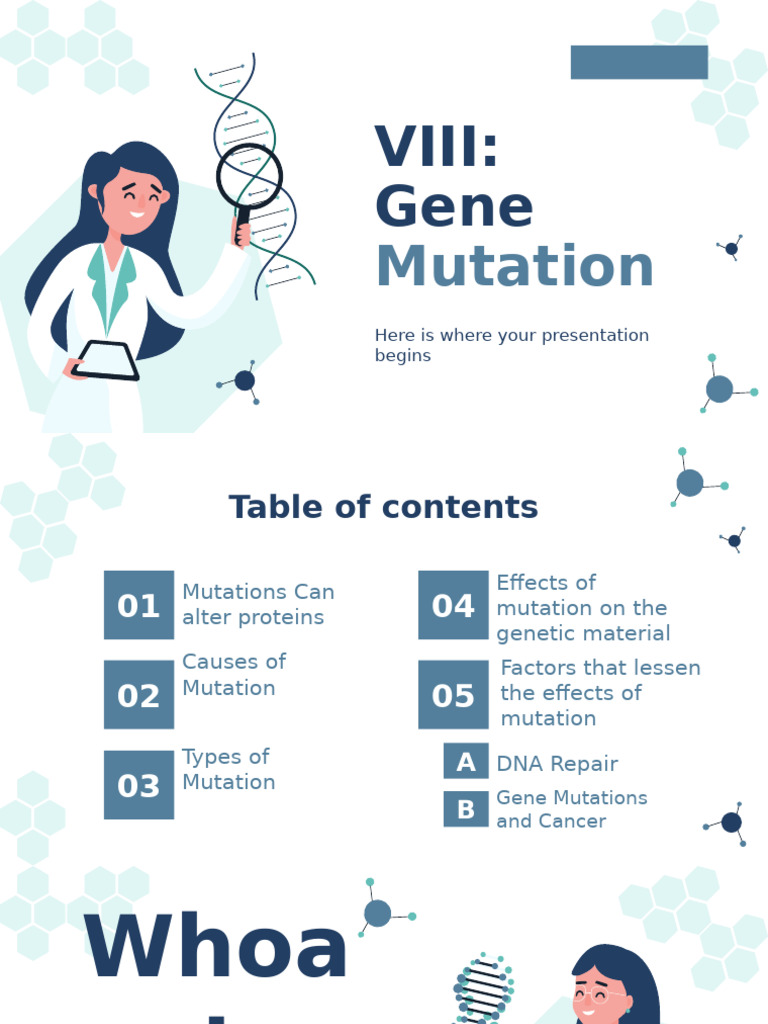 VIII Gene Mutation - Genetics | PDF | Dna Repair | Science & Mathematics