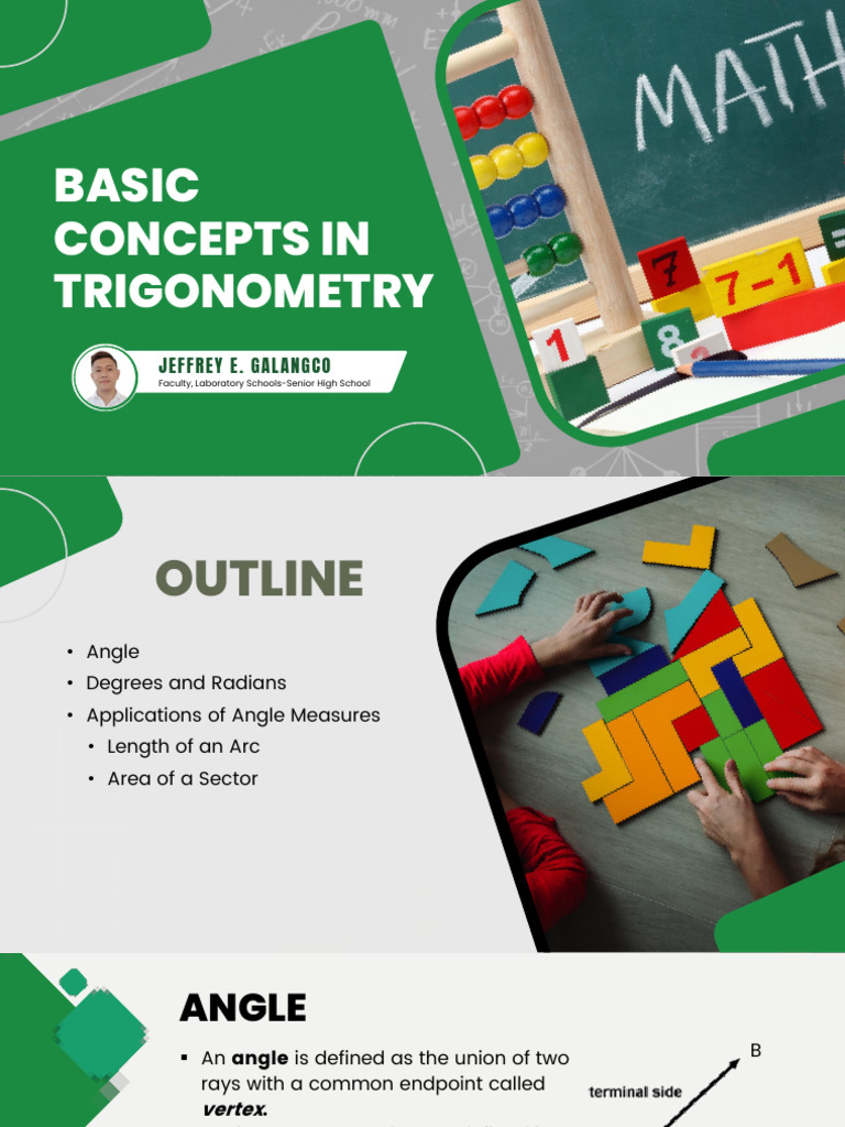 Basic Concepts in Trigo | PDF