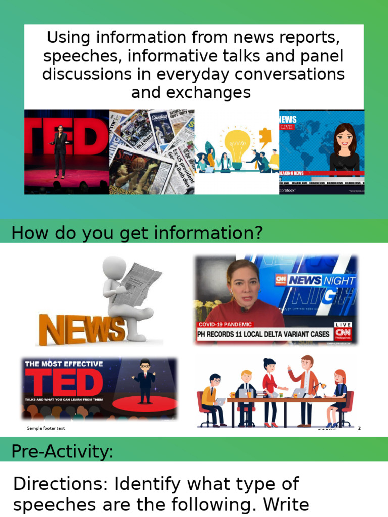 Using Information From News Reports Speeches | PDF