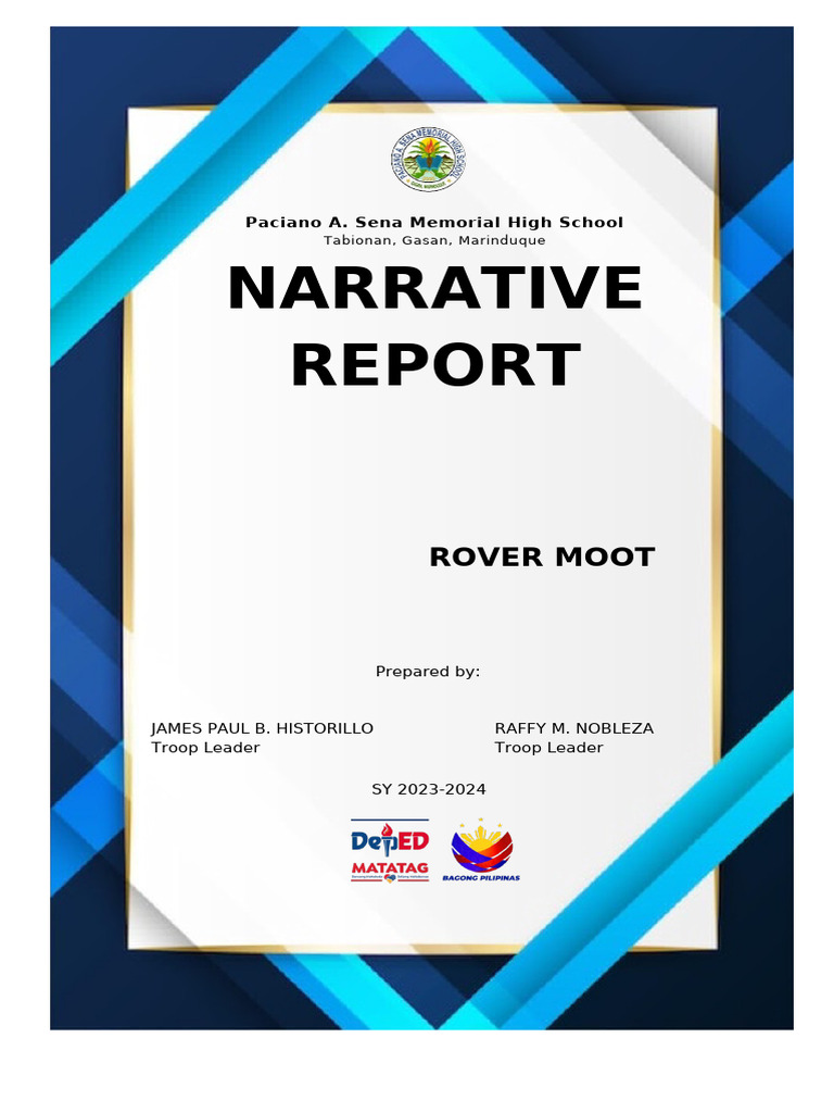 BSP Narrative Report - James | PDF