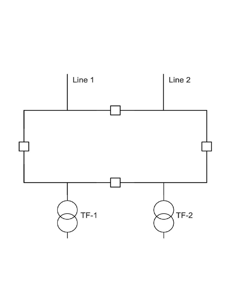 Engineering-One-Line-Diagrams-One-Line-Diagram-Ring-Bar-Configuration | PDF