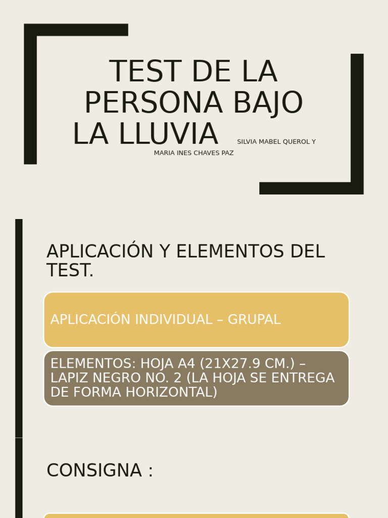 Test de La Persona Bajo La Lluvia | PDF | Ansiedad | Autosuperación