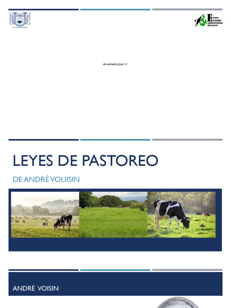 Leyes de Pastoreo de Voisin | PDF