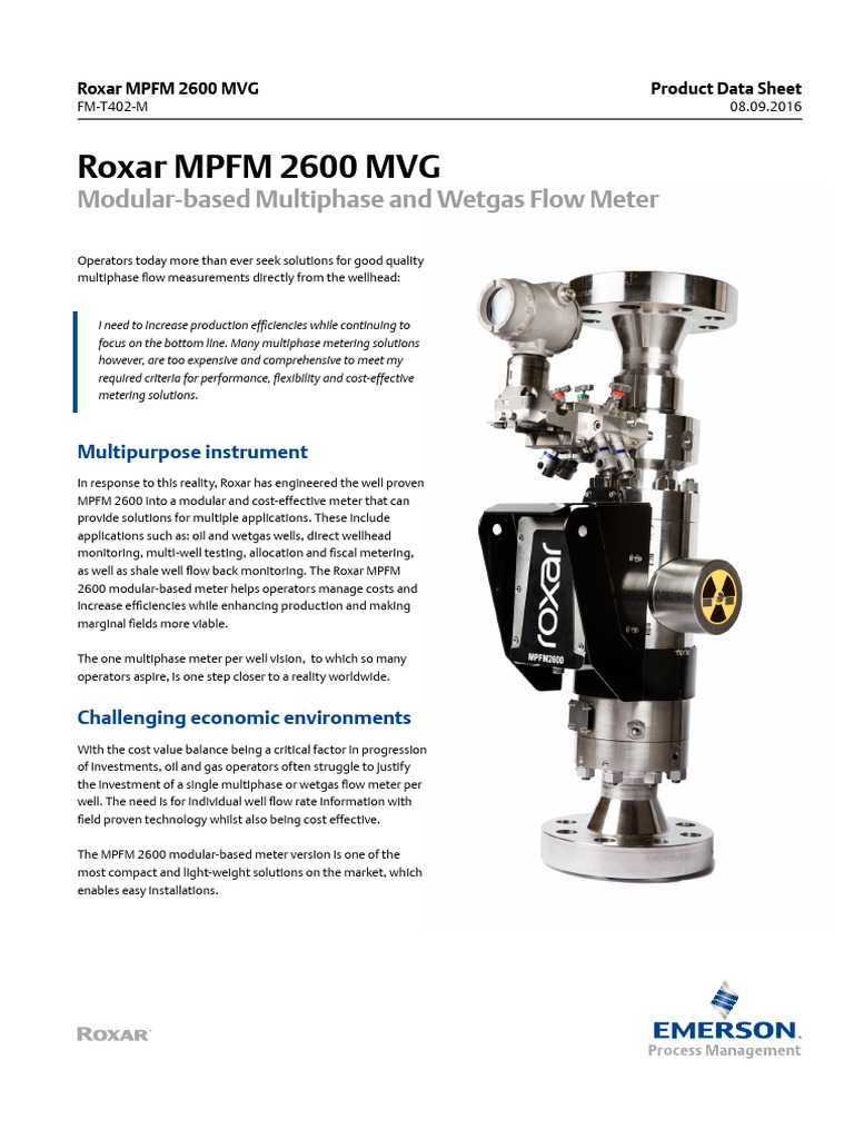 roxar-mpfm-2600-mvg-emerson | PDF