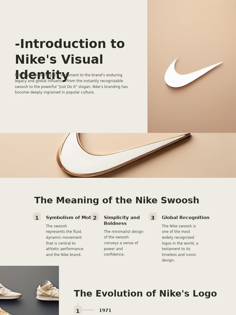 Introduction To Nikes Visual Identity | PDF