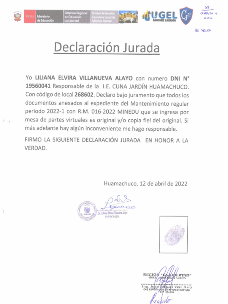 Modelo de Expediente Final de Declaracion de Gastos 2022-1 | PDF