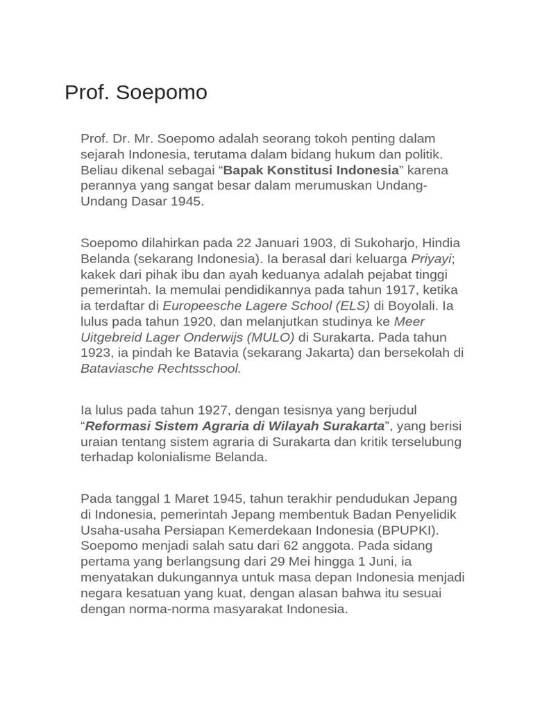 Bapak Konstitusi Indonesia | PDF