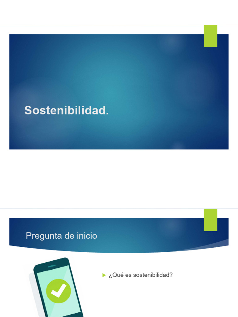 Clase N°3B. Sustentabilidad y Desarrollo Sostenible | PDF