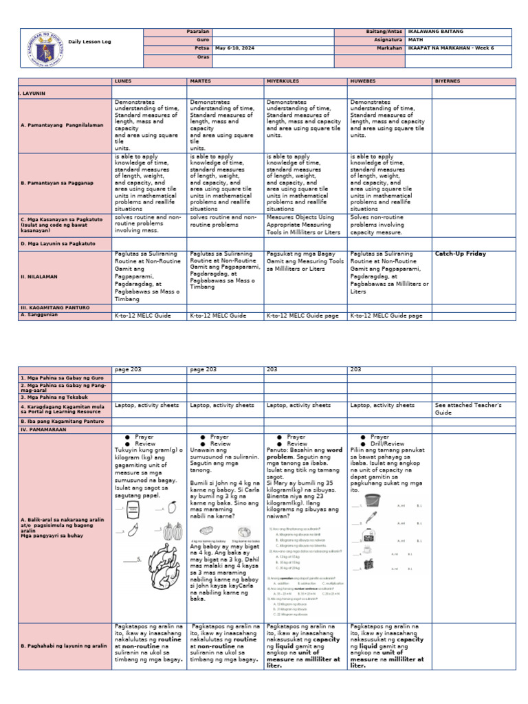 Q4-Week6-Dll-Math 2 | PDF