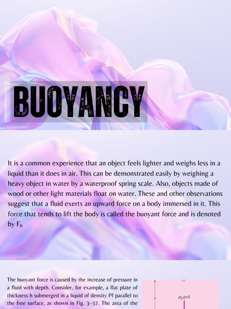Buoyancy | PDF