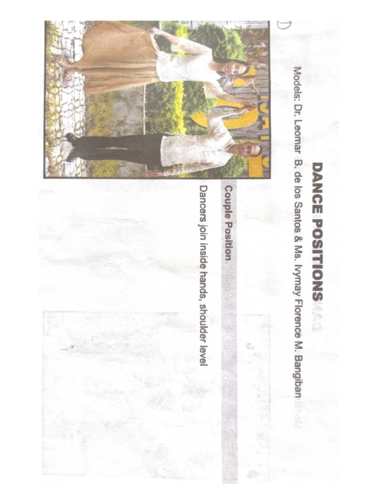 Dance Positions | PDF