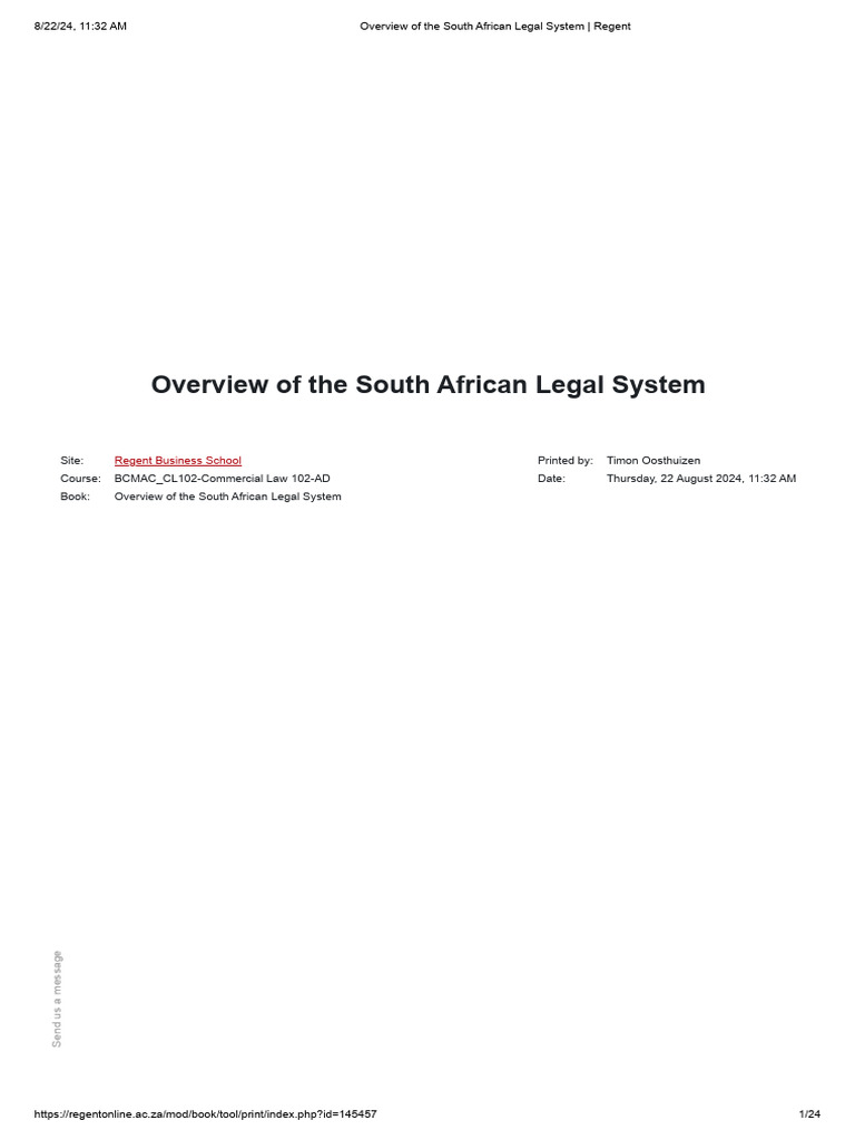 Law Modules 1 To 6 | PDF