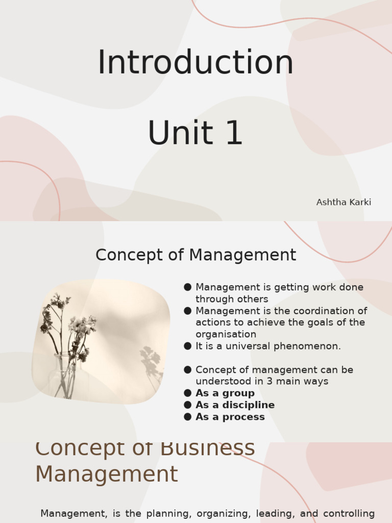 1.-Introduction-To-Management | PDF
