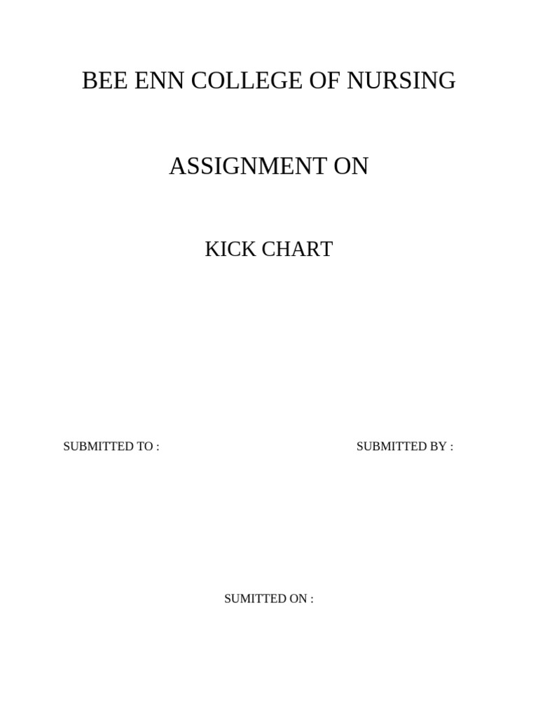 kick chart assignment | PDF