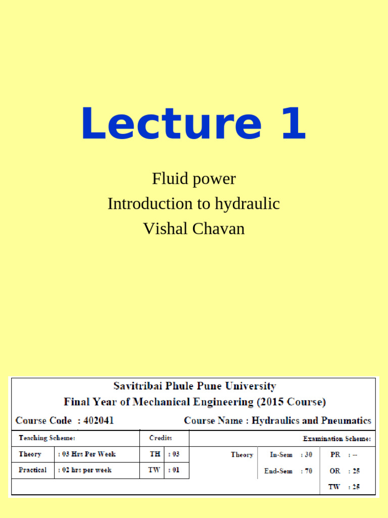 Lecture 1 | PDF