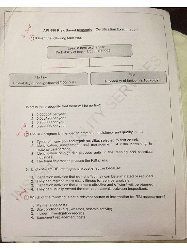 Api 580 Q | PDF