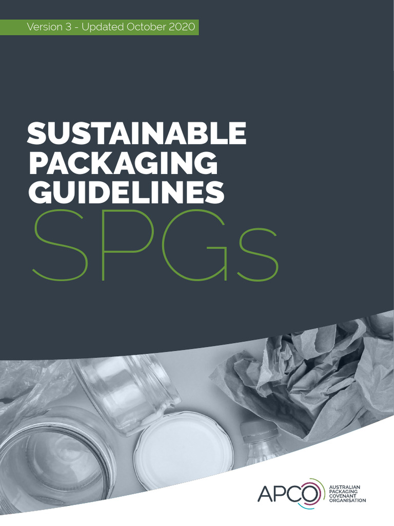 Sustainable Packaging Guidelines (SPGS) | PDF