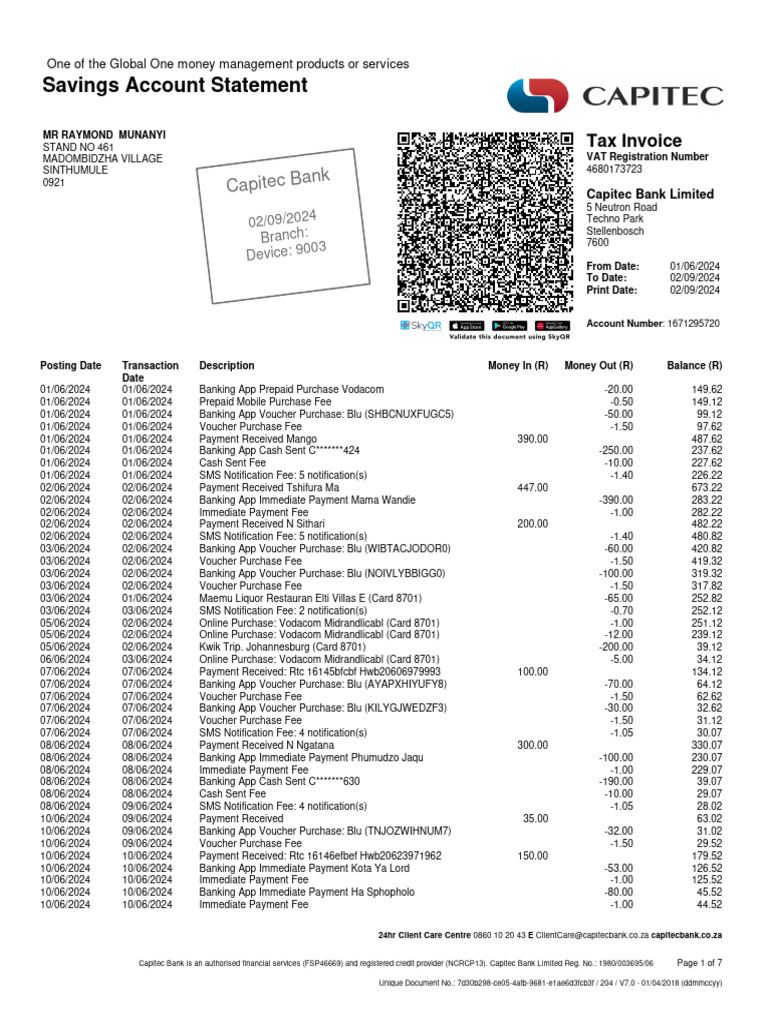 account_statement | PDF