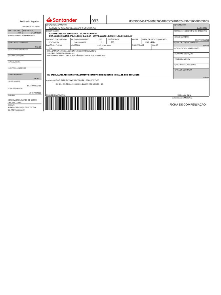 Boleto | PDF