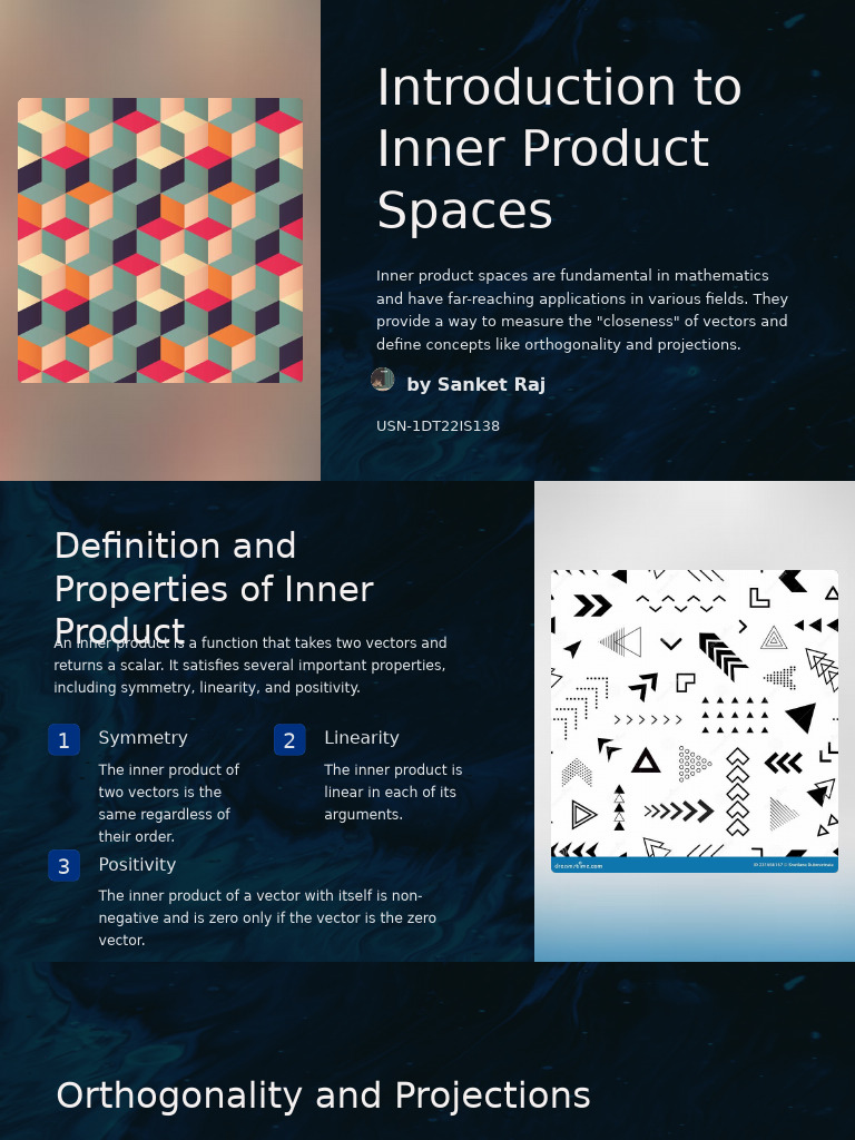 Introduction To Inner Product Spaces | PDF